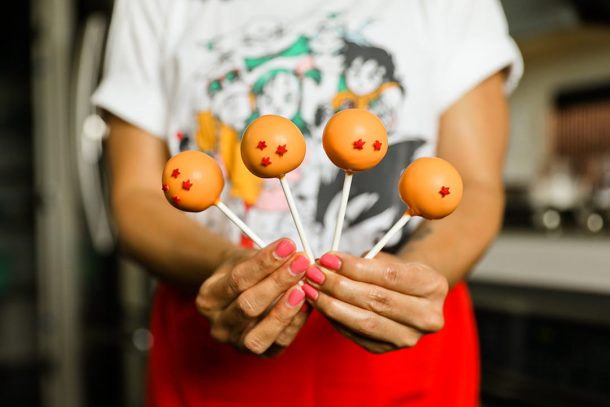How to Make Dragon Ball Z Pops - Easy Cake Pops Recipe | BIBIDI