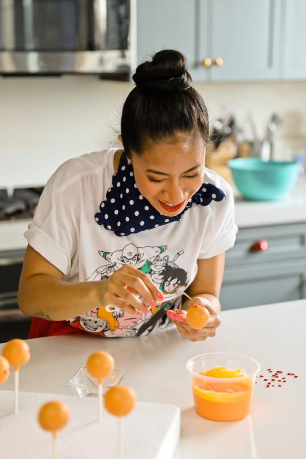 How to Make Dragon Ball Z Pops - Easy Cake Pops Recipe | BIBIDI