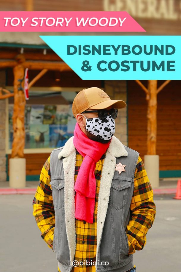 Easy DIY Woody Toy Story Costume and Disneybound | BIBIDI