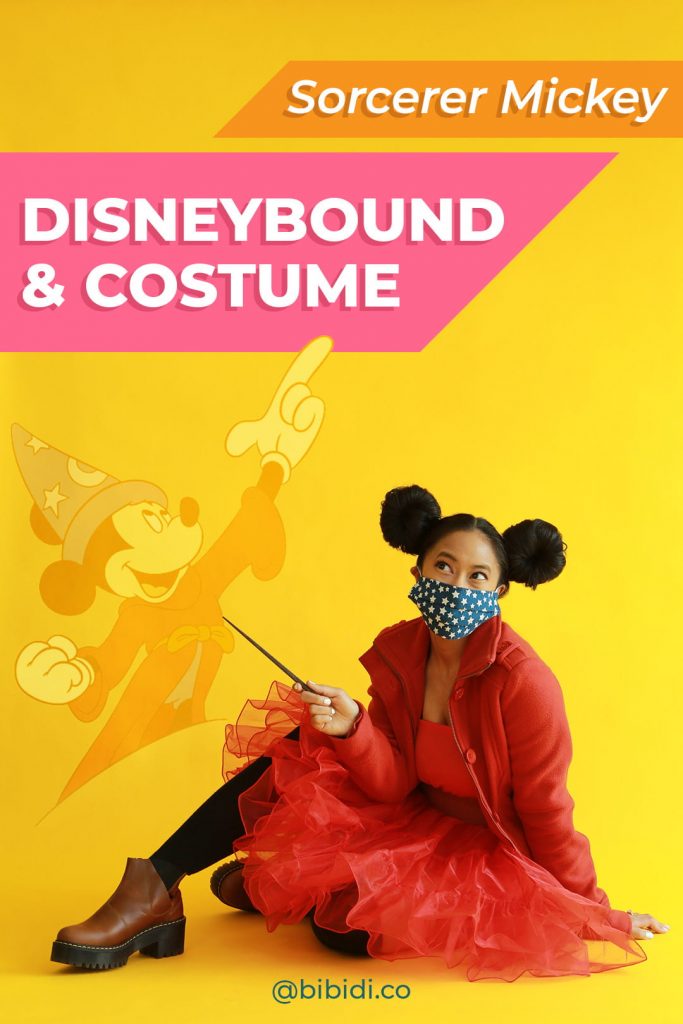 Super Whimsical Fantasia Sorcerer Mickey Costume & Hairstyle