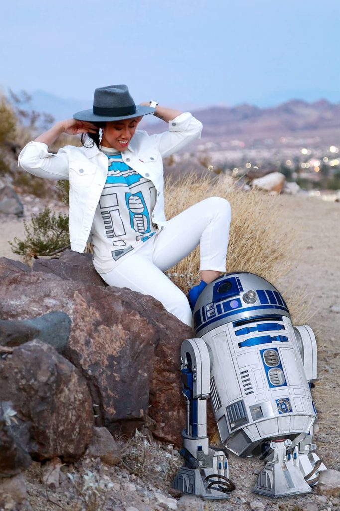 Super Stylish Star Wars R2D2 Costume and Disneybound BIBIDI